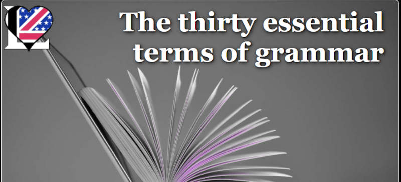The 30 keywords of English Grammar